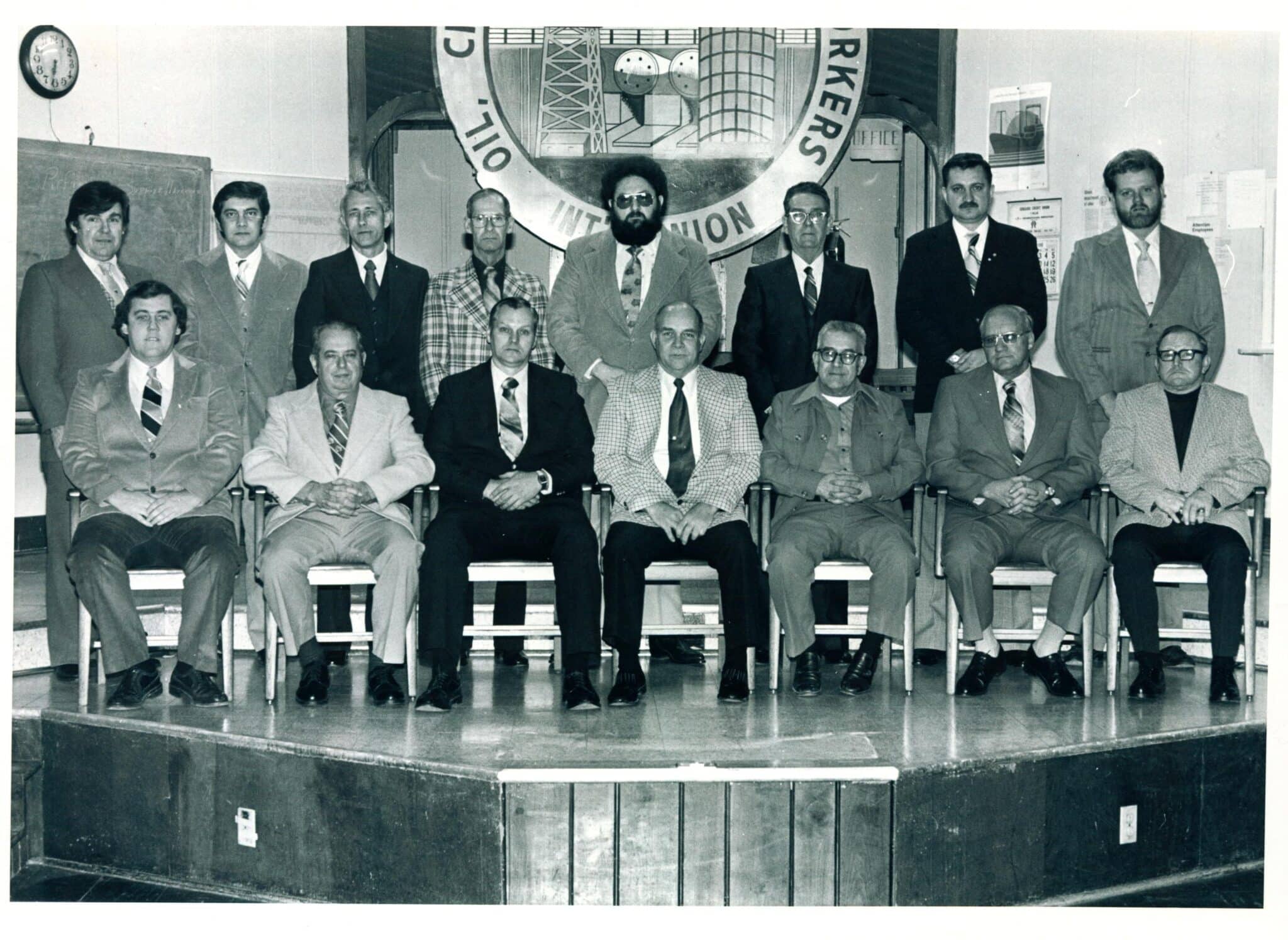 OCAW and PACE Local 7662 mementos on display - Pekin Public Library