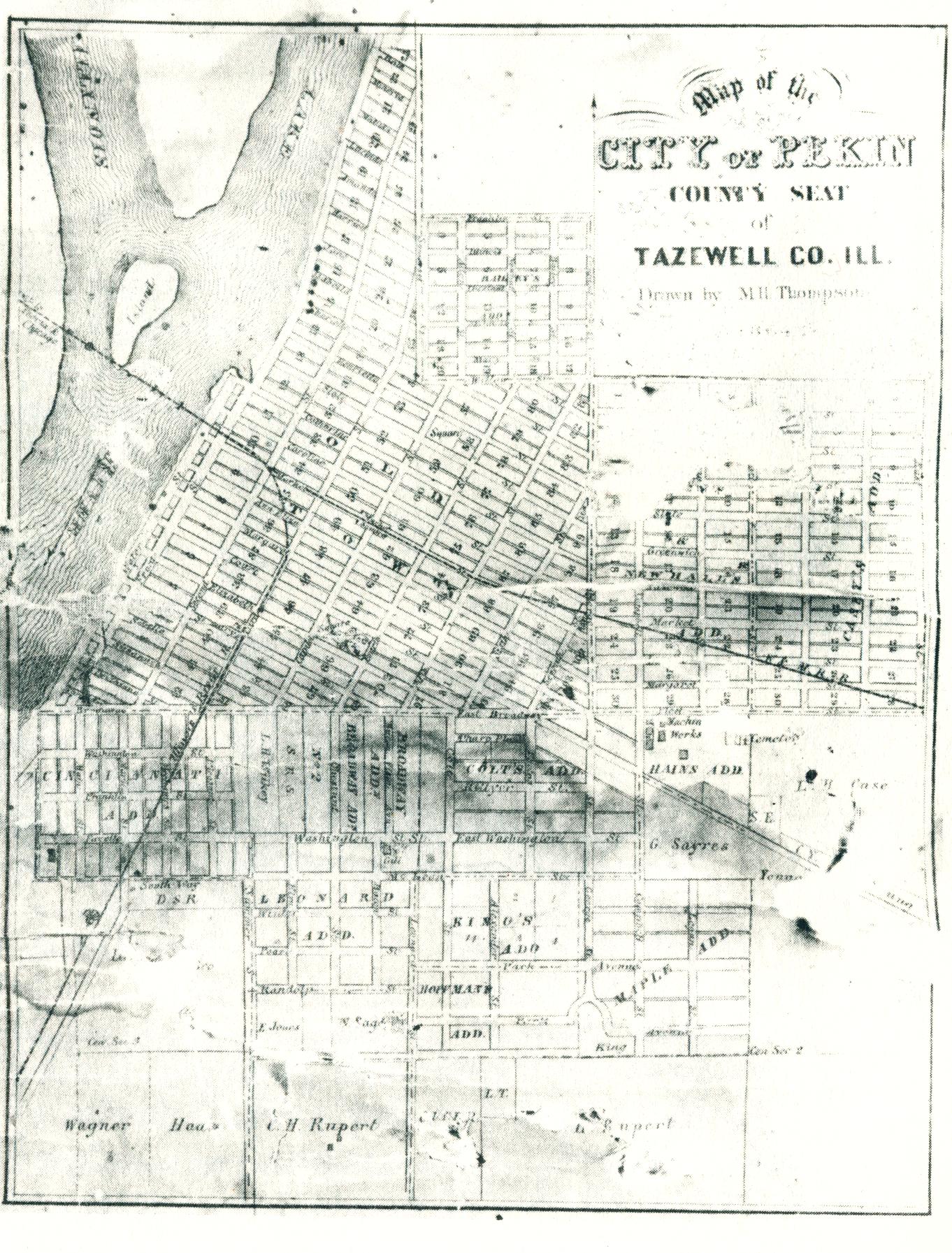 Pekin’s growth traced through old maps - Pekin Public Library