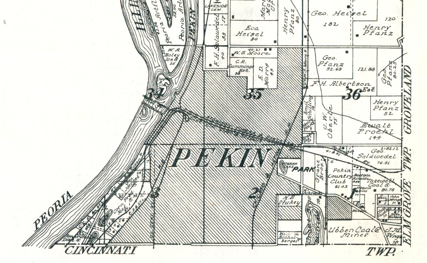 Pekin’s growth traced through old maps - Pekin Public Library