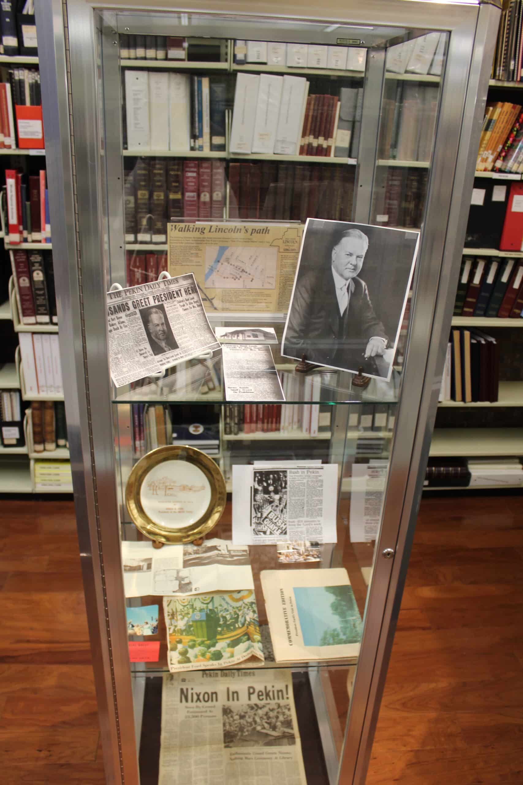 Presidents in Pekin on display - Pekin Public Library