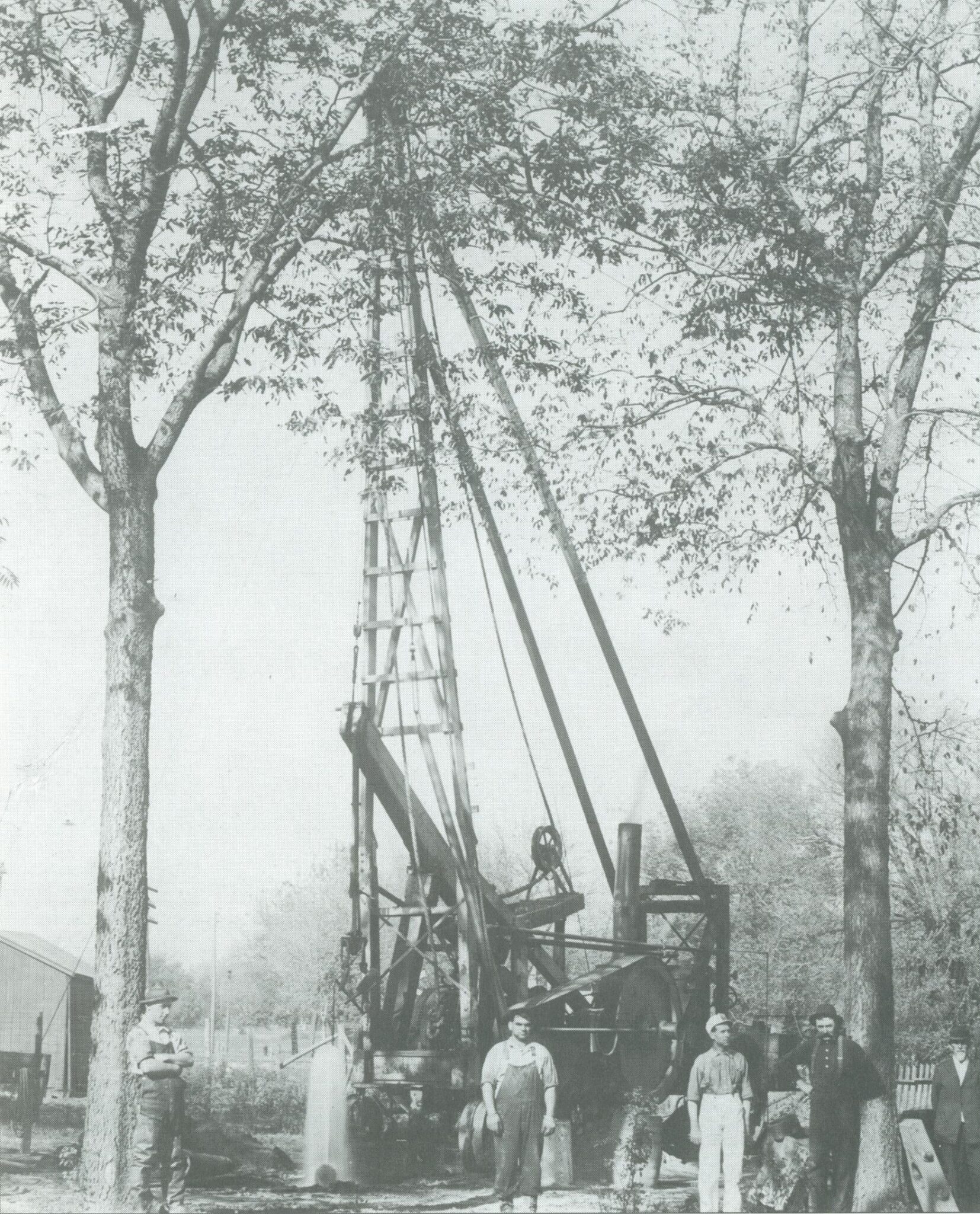 The mineral spring of Mineral Springs Park - Pekin Public Library