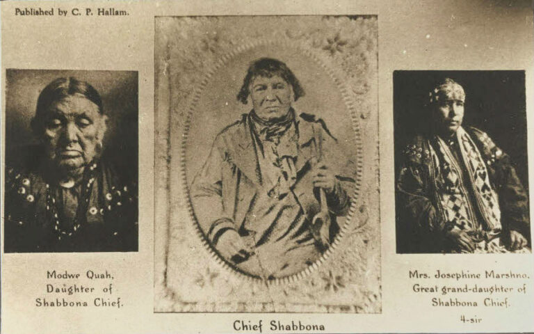 Memories of Shabbona, Pottawatomi peace chief - Pekin Public Library