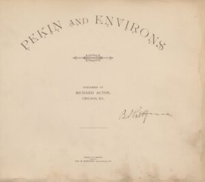 A brief history of Pekin history - Pekin Public Library