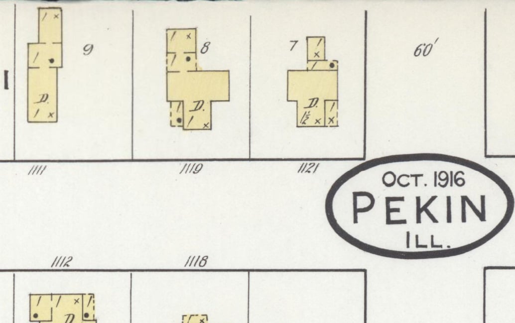 The history of 1119 Hamilton Street - Part One - Pekin Public Library