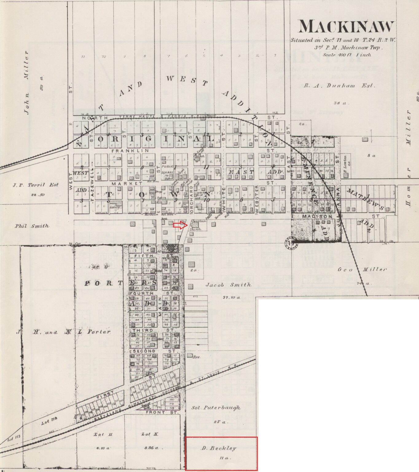 Daniel Beckley Sr. and Jr., pioneers of Pekin and Mackinaw - Pekin ...